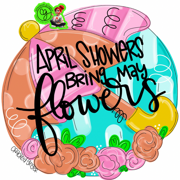 April Showers Umbrella Cutouts and Kits – Cracked Ginger