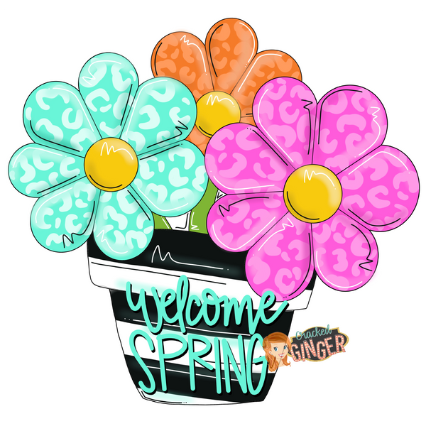Funky Spring Flower Pot Cutouts and Kits – Cracked Ginger