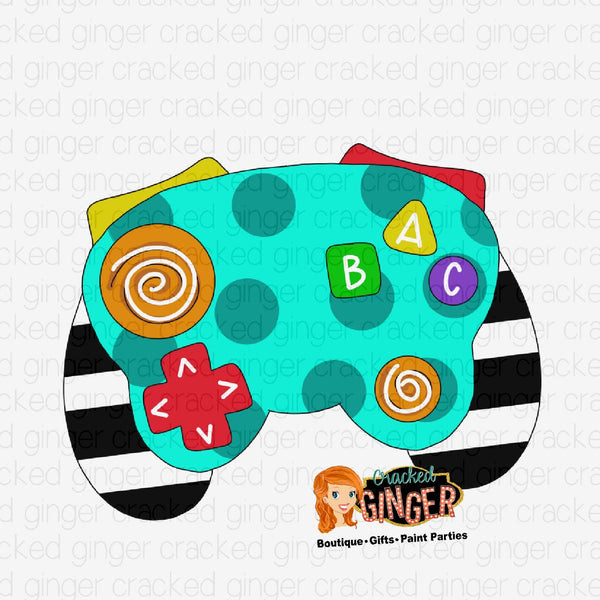 Video game controller Template – Cracked Ginger